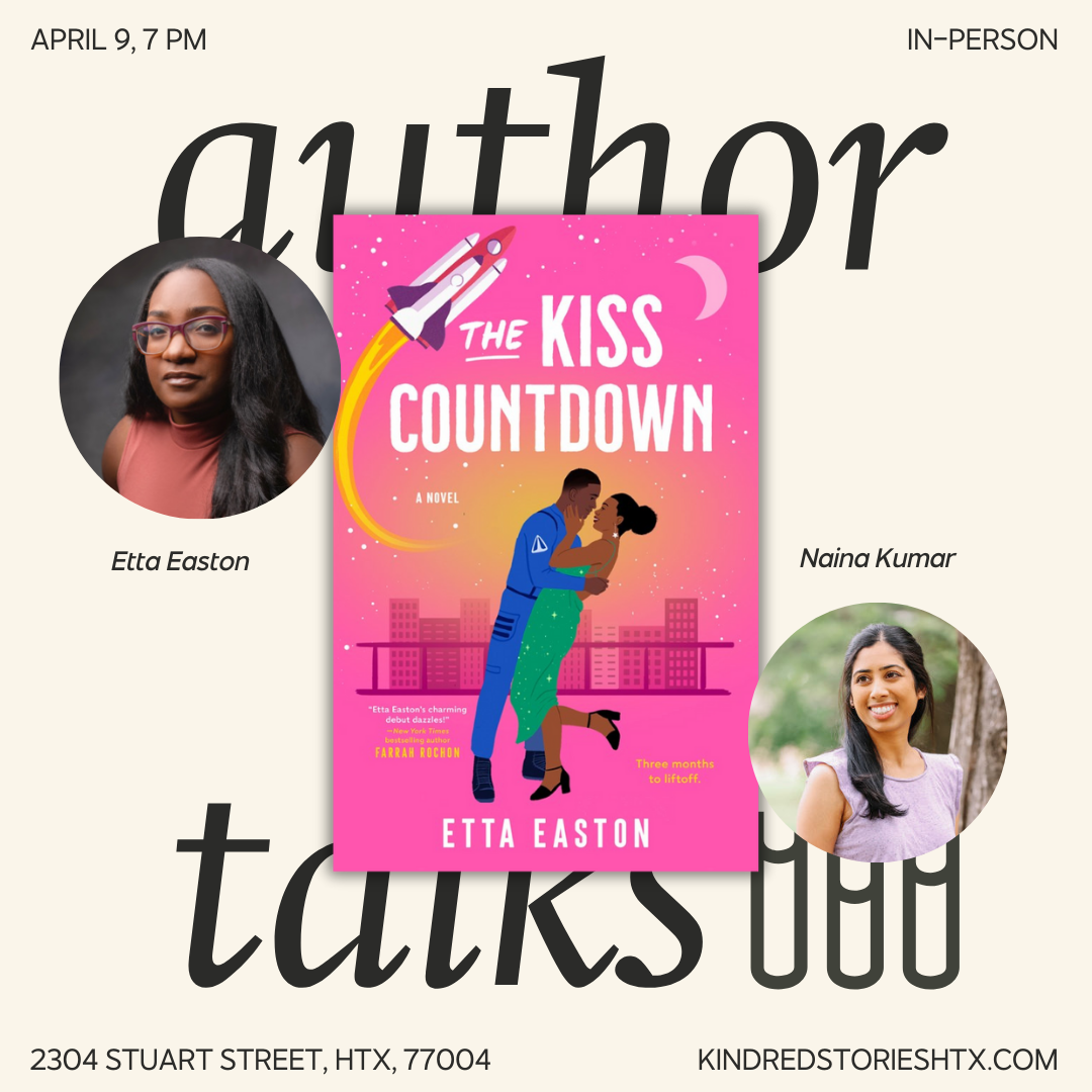 IRL Author Talk: The Kiss Countdown with Etta Easton - April 9 @ 7PM – Kindred Stories