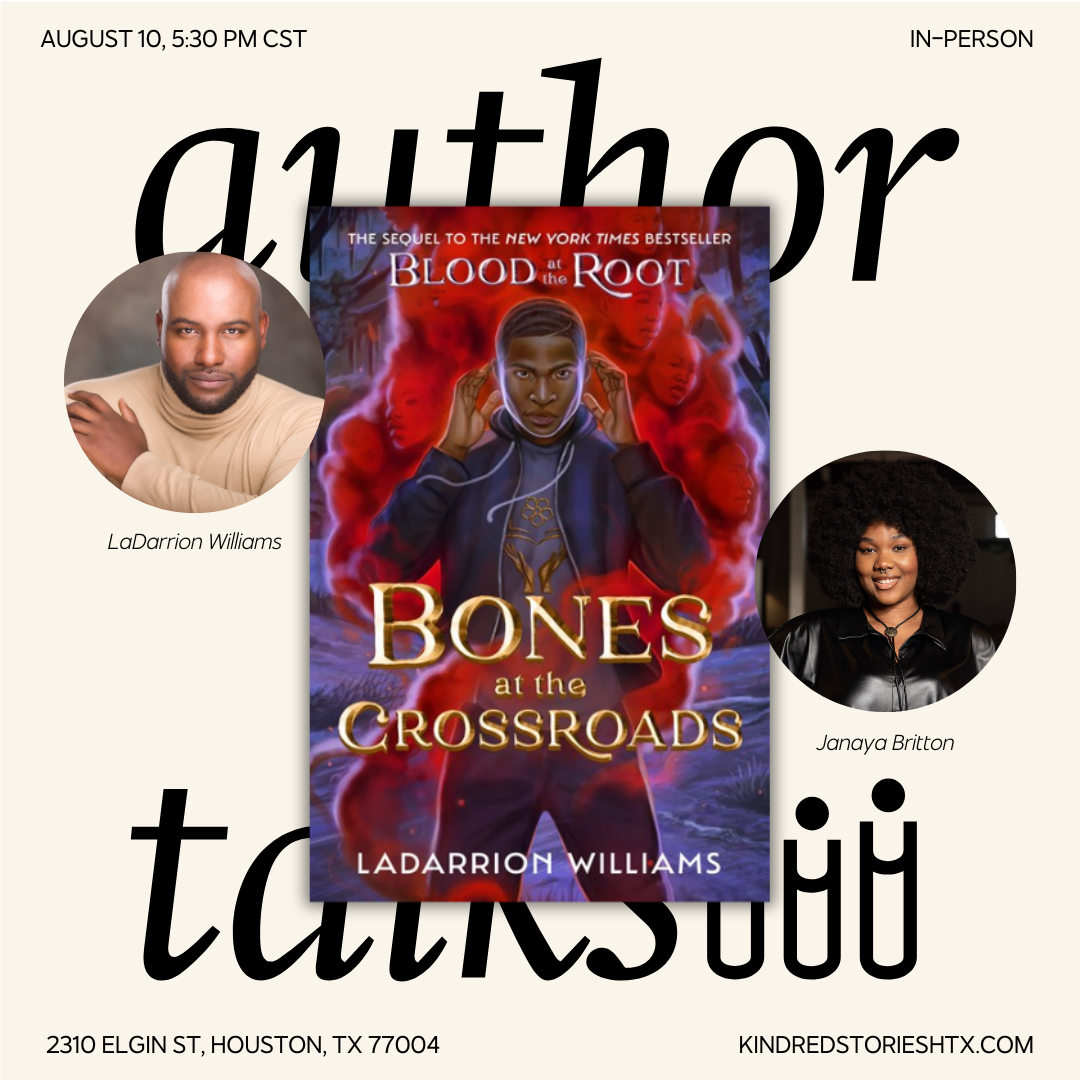 IRL AUTHOR TALK: Bones at the Crossroads with LaDarrion Williams - Aug ...