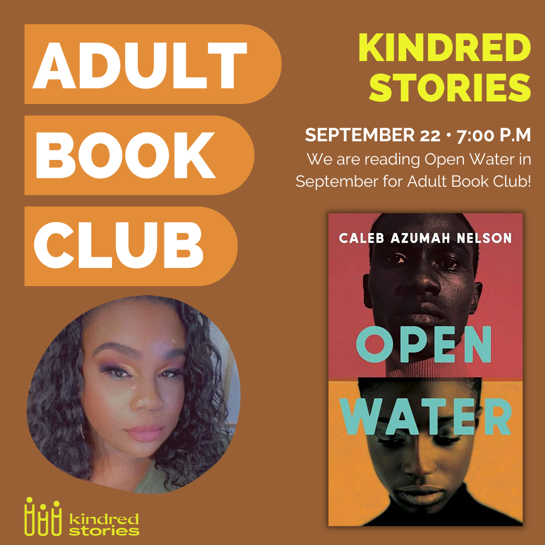 September Adult Book Club - Open Water by Caleb Azumah Nelson – Kindred ...